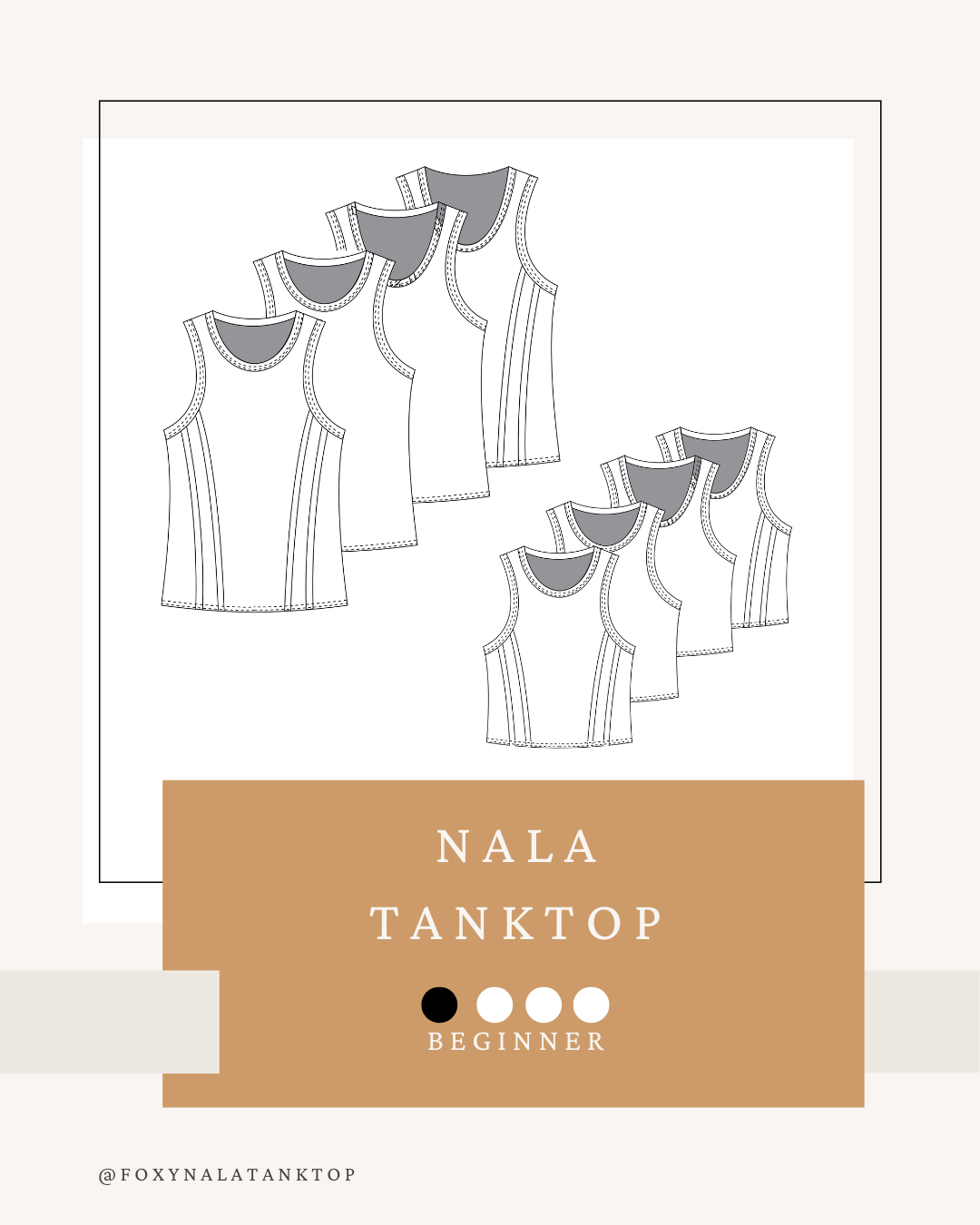 Nala Tanktop – Foxy Patterns